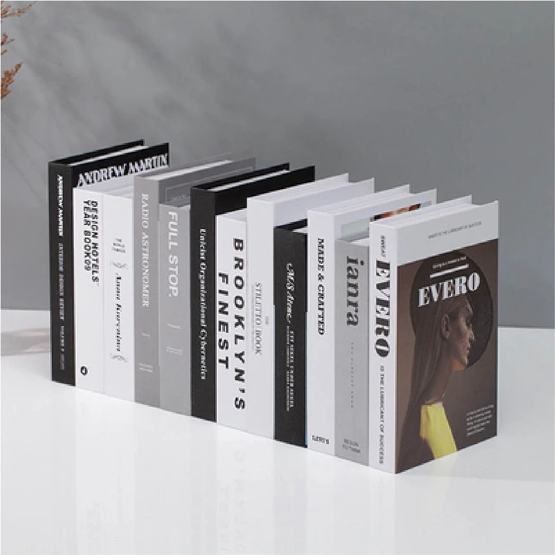 Custom Simple And Modern Decoration Fake Book Simulation Book ...