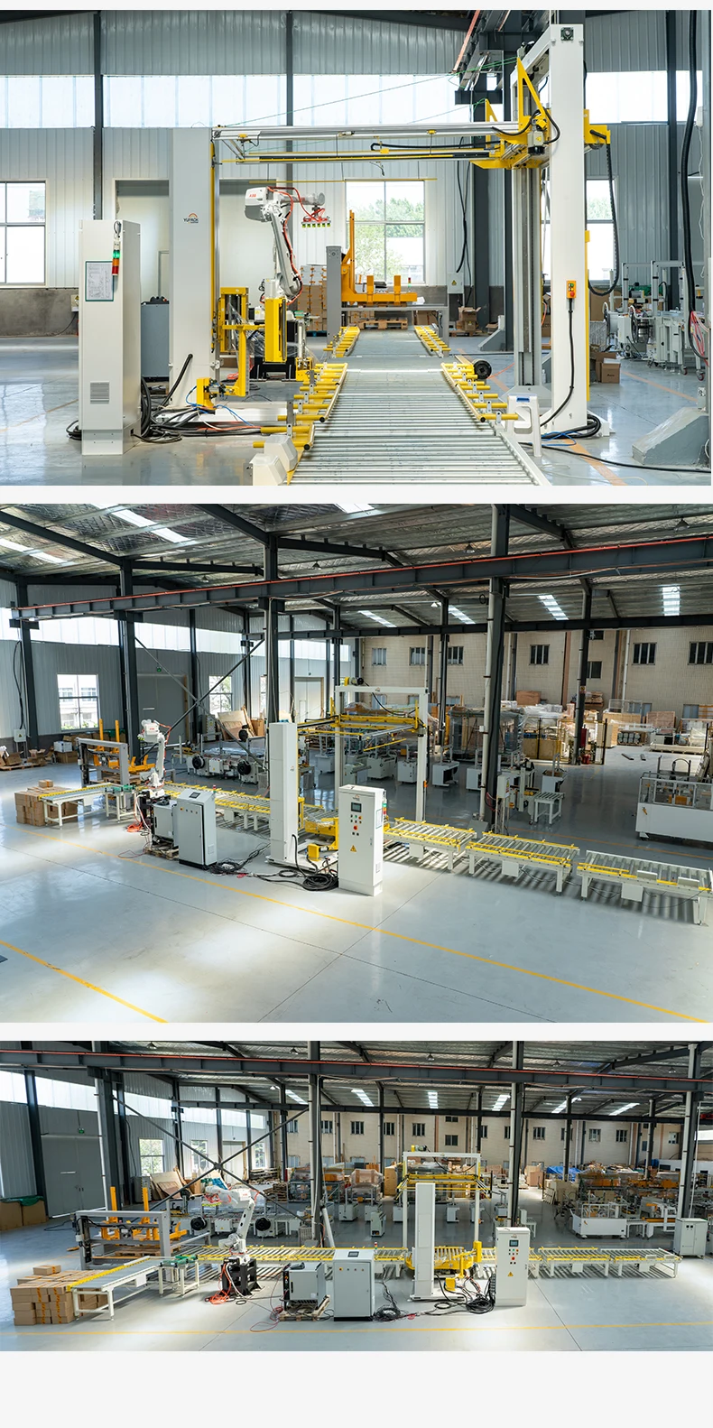 Robot Palletizer for Cartons Palletizing Robotic Palletizing System ABB ...
