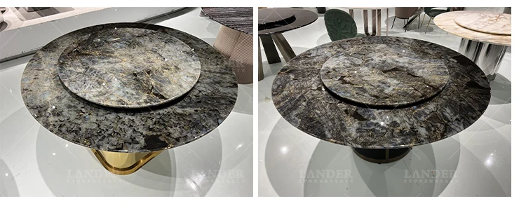 Customized Natural Stone Dining Table With Marble Top Kitchen Table ...
