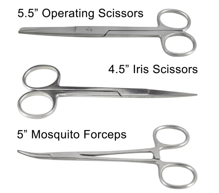 Medical Science Hospital Surgeon Surgical Instruments Suture Tool Set ...