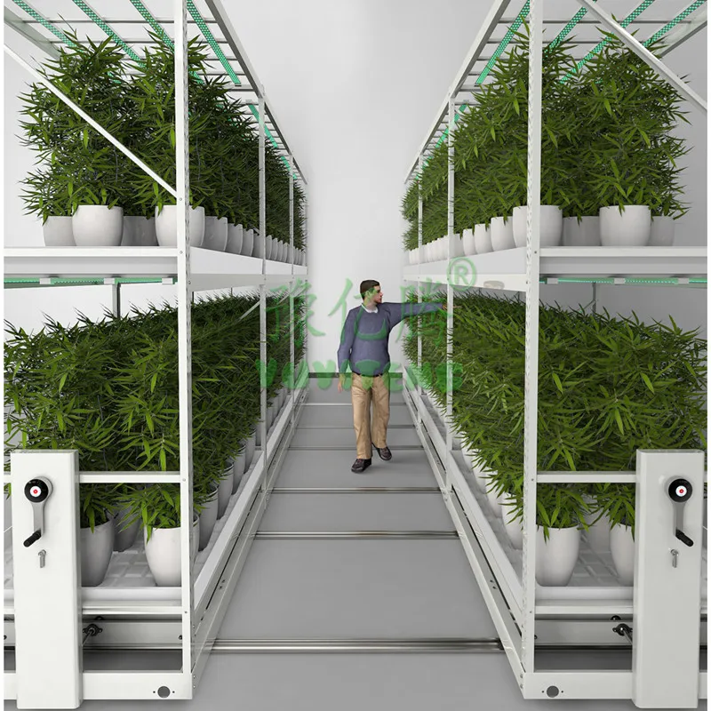 Grow Rack Vertical Indoor Farming Hydroponic Channel Shelving for ...