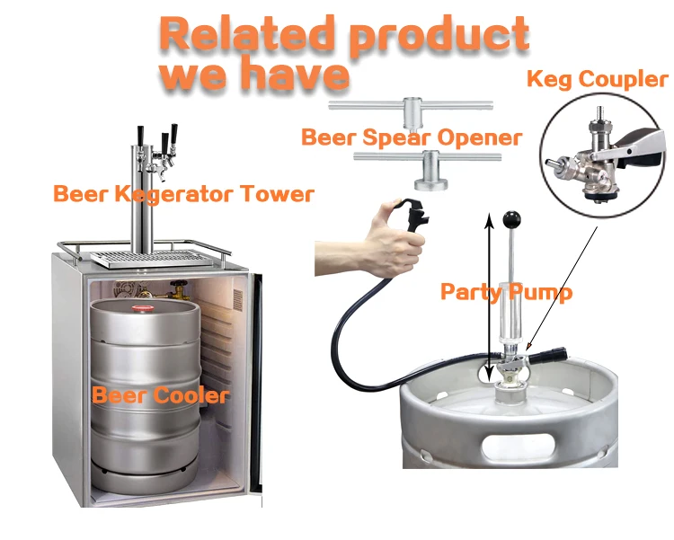 Stackable Stainless Steel Kegs for Home Brew - 20L, 30L, 50L