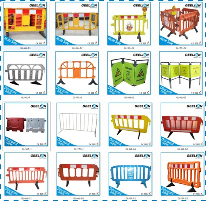 HDPE Blowing Plastic 2M Water Filled Flood Protection Barrier