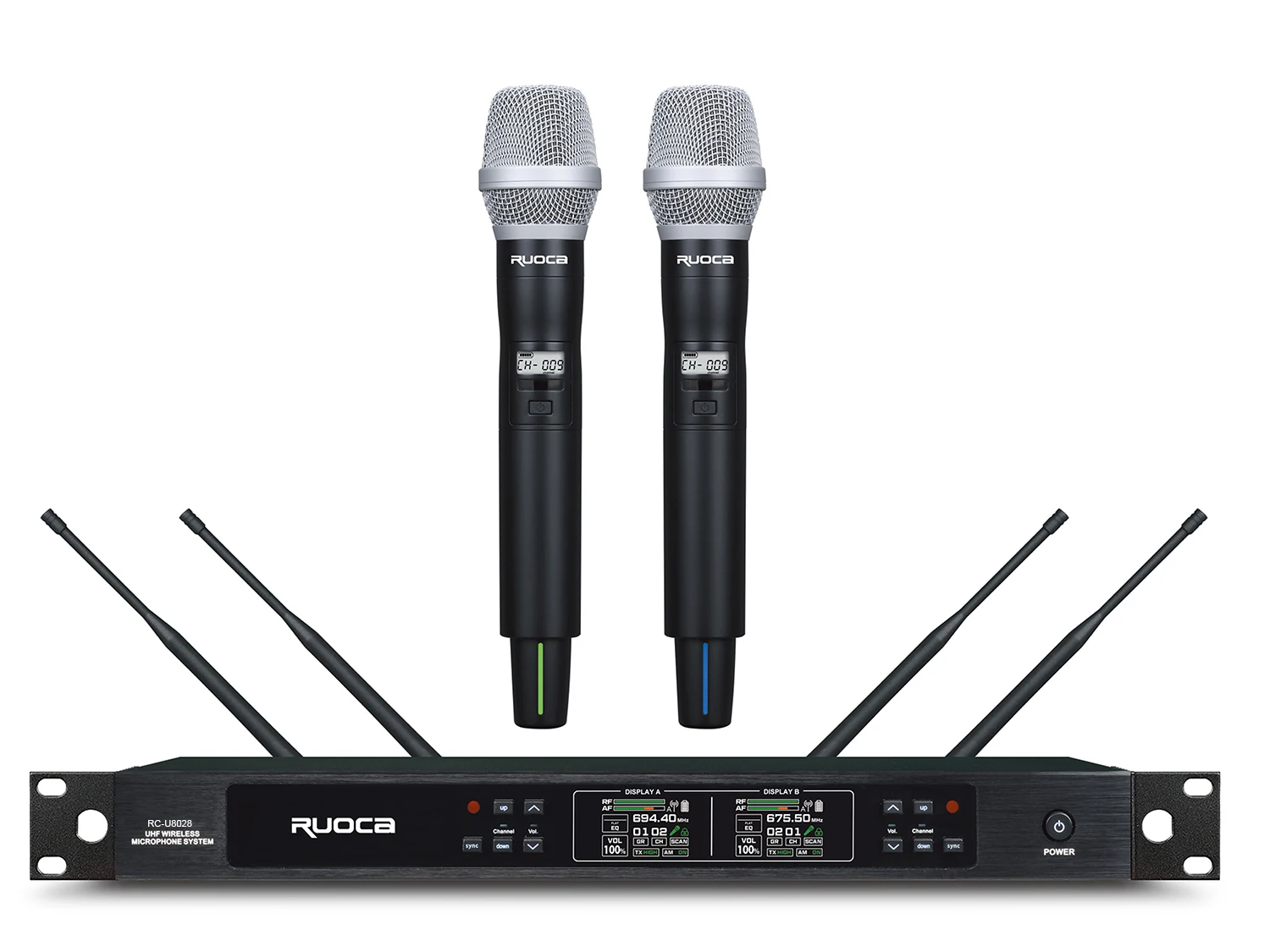 Uhf Wireless Microphone System,Selectable Frequency Metal Cordless Mic ...