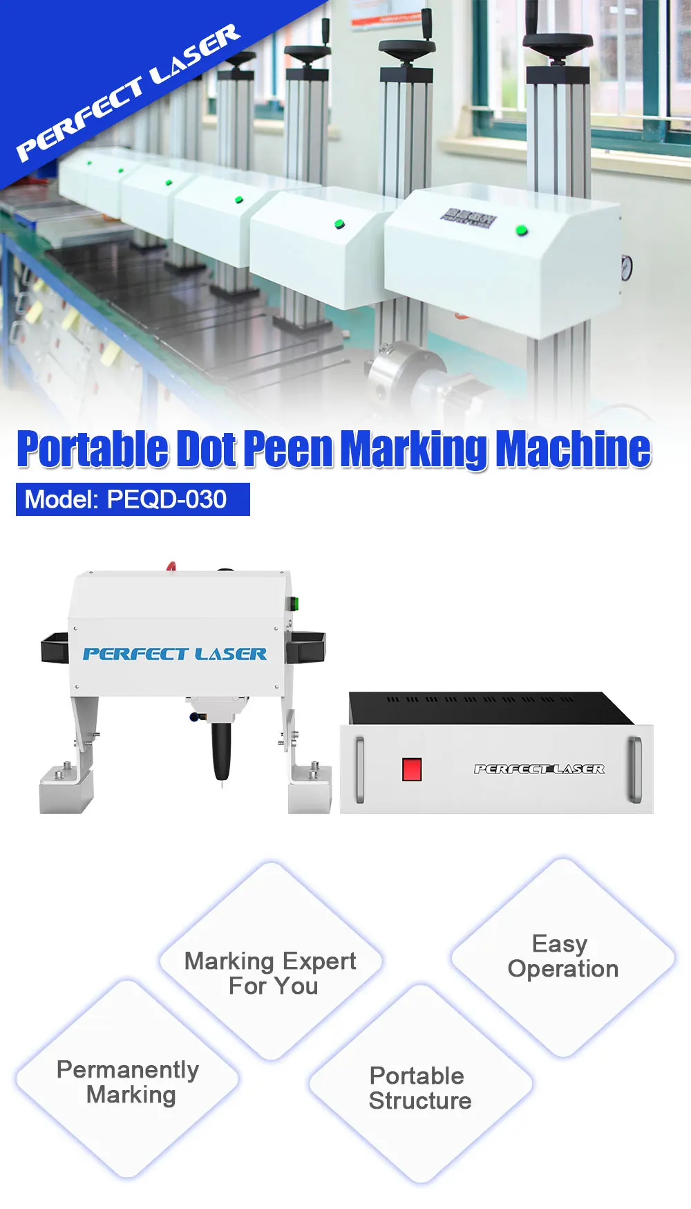 Vehicle Car Chassis Number Portable Pneumatic Dot Pin Marking Machine ...
