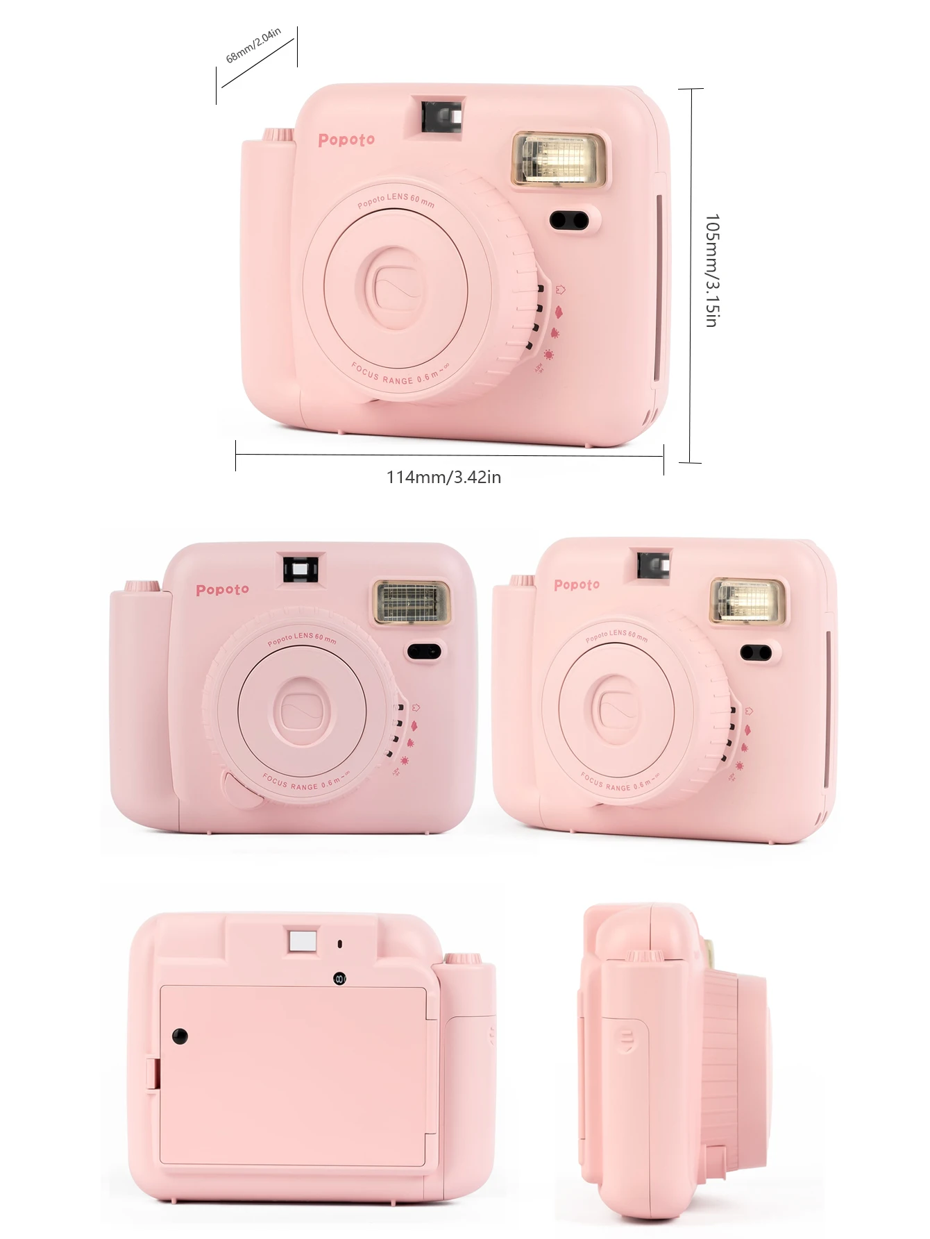 Popoto Instant Camera - Mini11/12 Film Twin Pack Gift