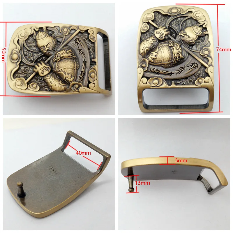 Factory Wholesale Inner Width 40mm Customized Solid Brass Blank logo ...