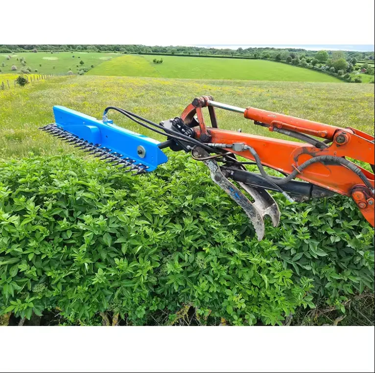 Hydraulic Grass Sheer Digger Hedge Trimmer For Excavator For Essential ...