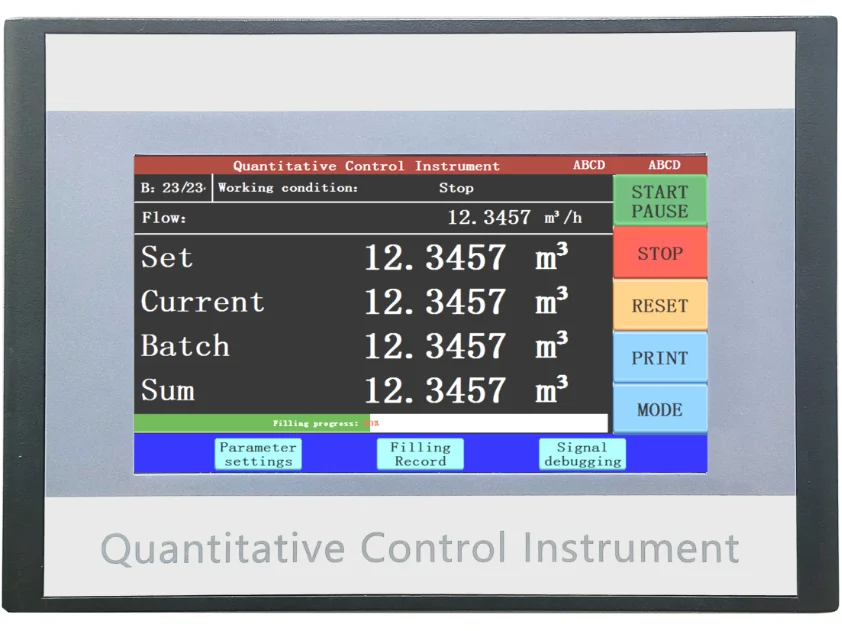 Digital Water Meter Batch Controller Flow Chemical Quantitative ...