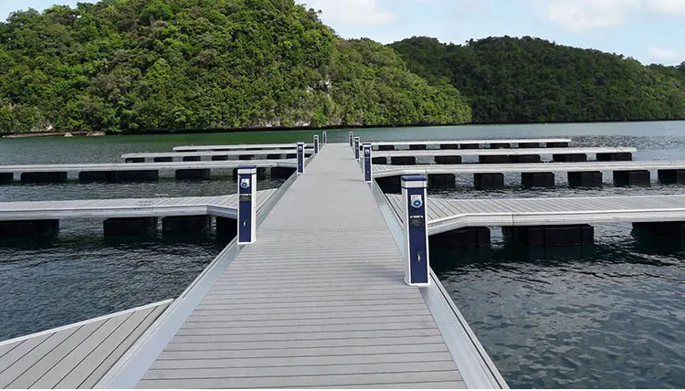 Floating Dock Jetty Corrosion Resistance Long Lifespan Wharf ...