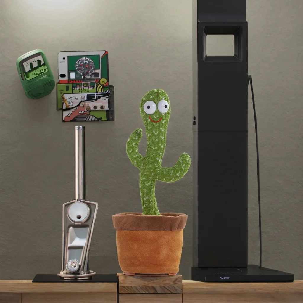 120-song Electronic Dancing Cactus - Cute Gift with PP Cotton Filling