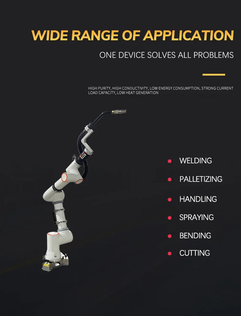 Welding Robot Six Axis Collaborative Robot Intelligent Automation Integrated Collaborative Robot ...