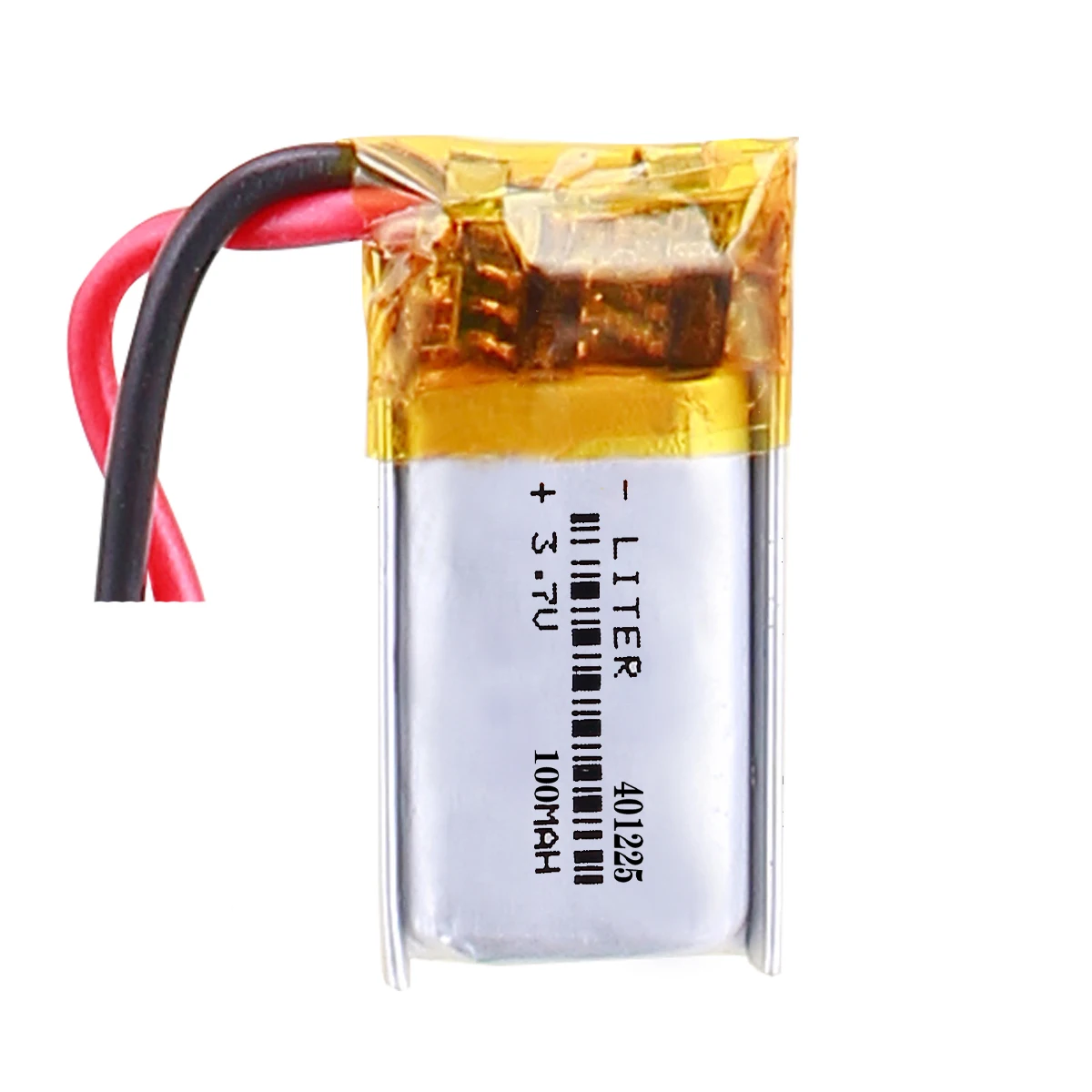 401225 Ultra Thin Film 3.7v 100mah Polymer Lithium Battery