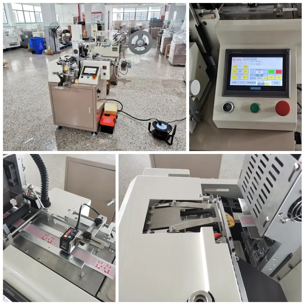 Micro-computer Automatic Ultrasonic Label Cutting And Folding Machine ...