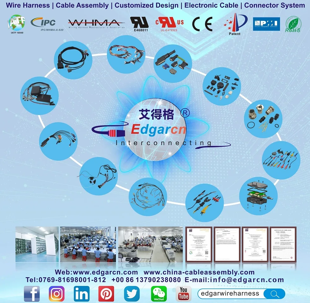 Industrial Waterproof Electrical Cable Assembly Application Industrial ...