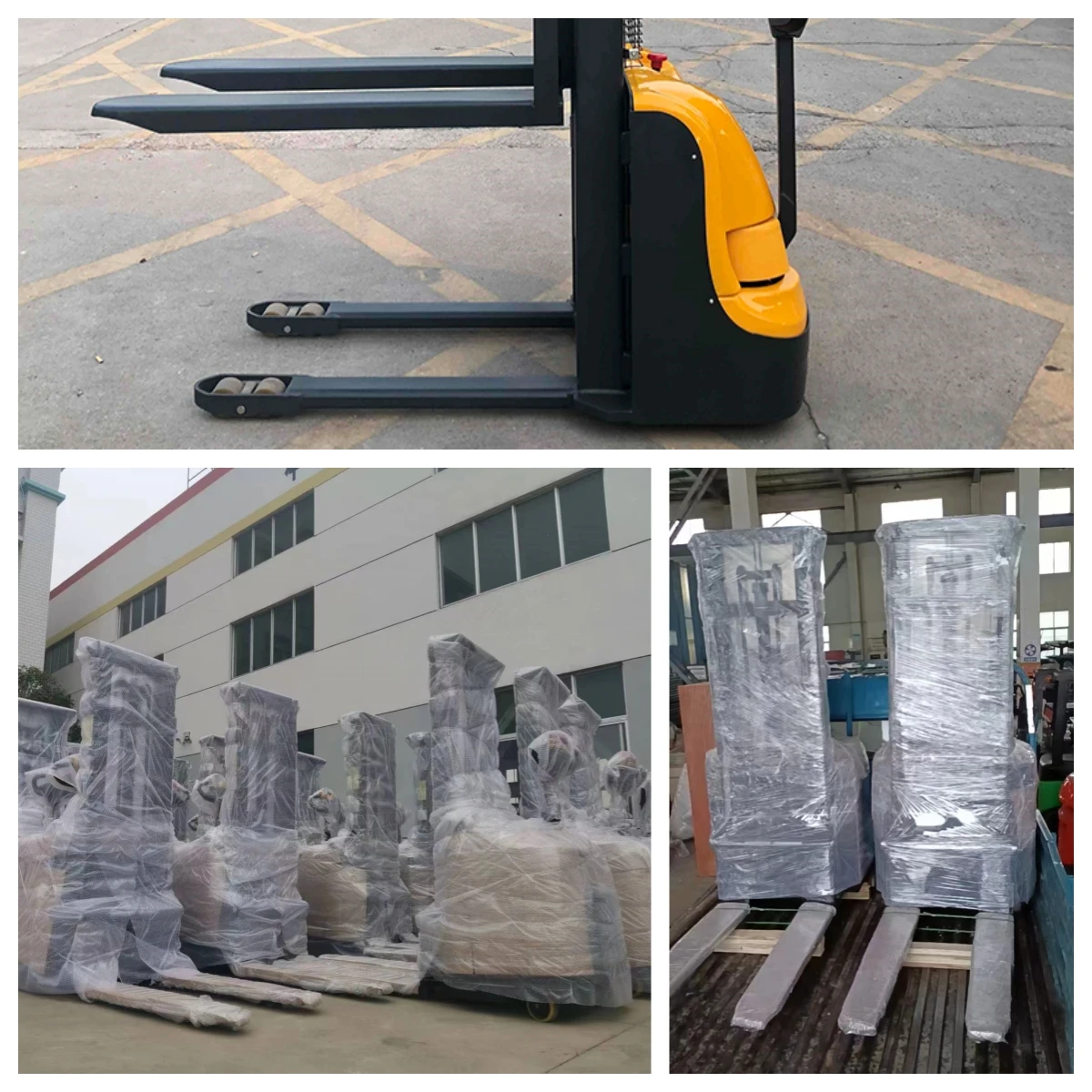 Lifting Electric Stackers Pallet Stacker Walking Type Electric Stacking ...
