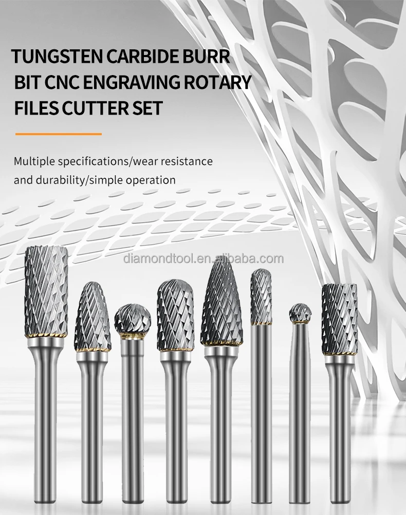 C-type Rotary Milling Cutter Cemented Carbide Rotary File Cylindrical ...