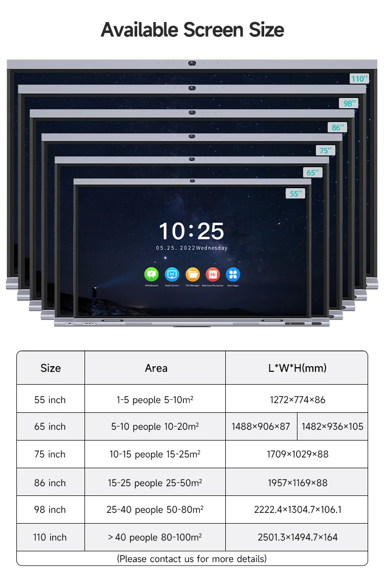 Leaderhub Interactive Flat Panel 86 Inch Smart Board Interactive Flat ...