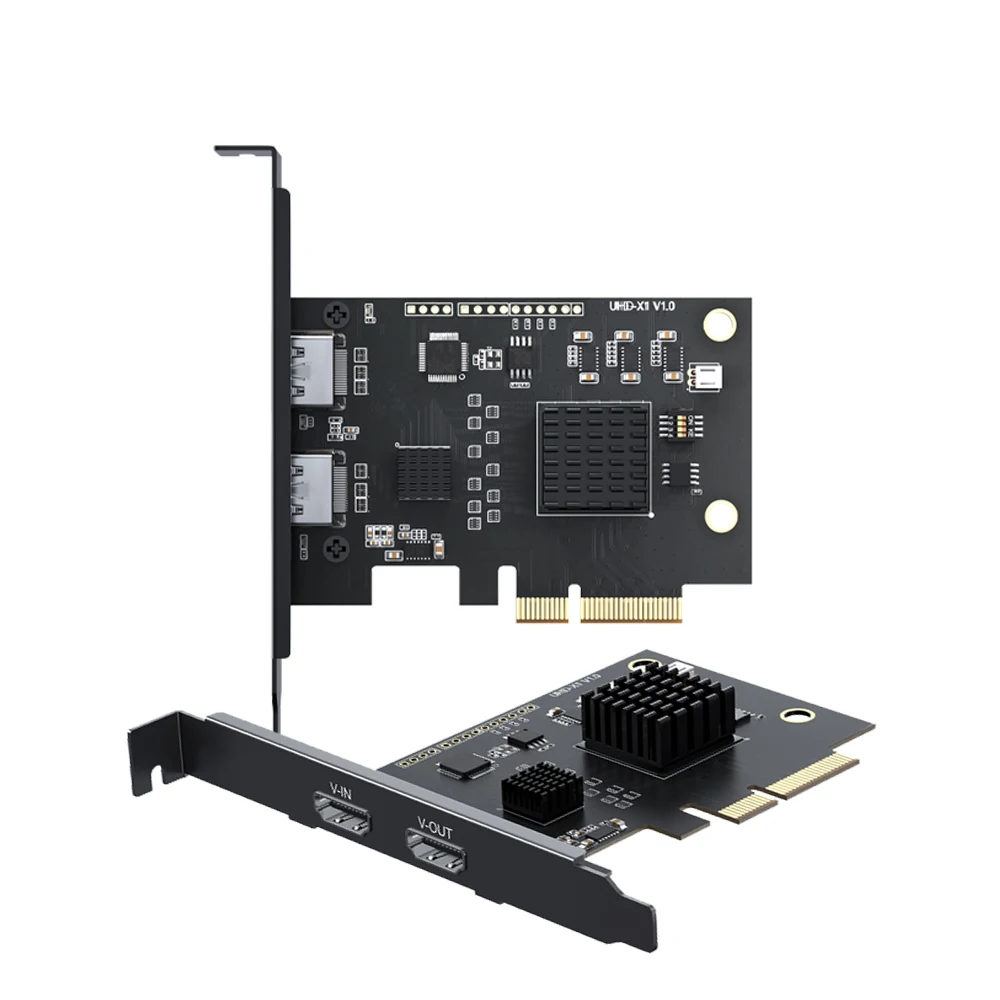 4k Pcie 20gbps Capture Card Low-latency 4 Channel 1080p 60hz Sdi Video ...