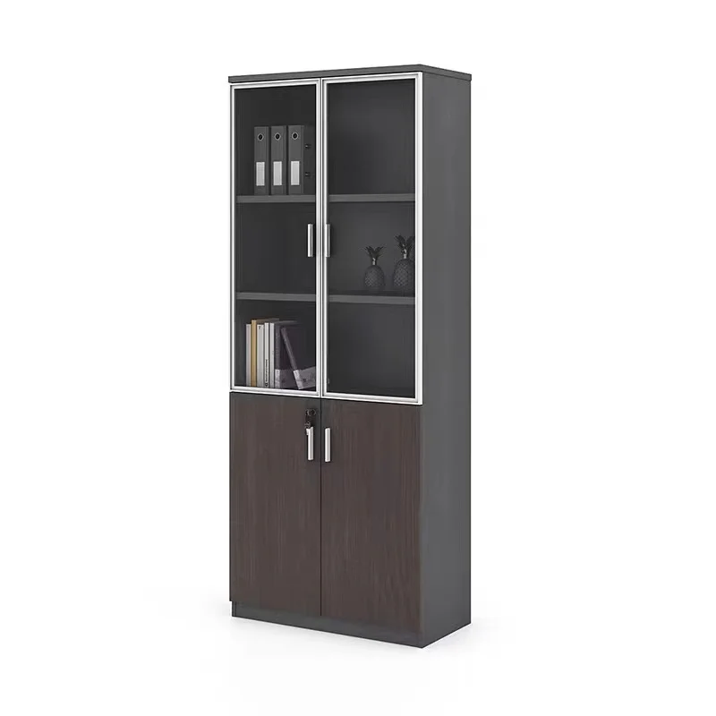 Liyu Office Furniture Classic Vertical Double-door File Cabinets Upper ...