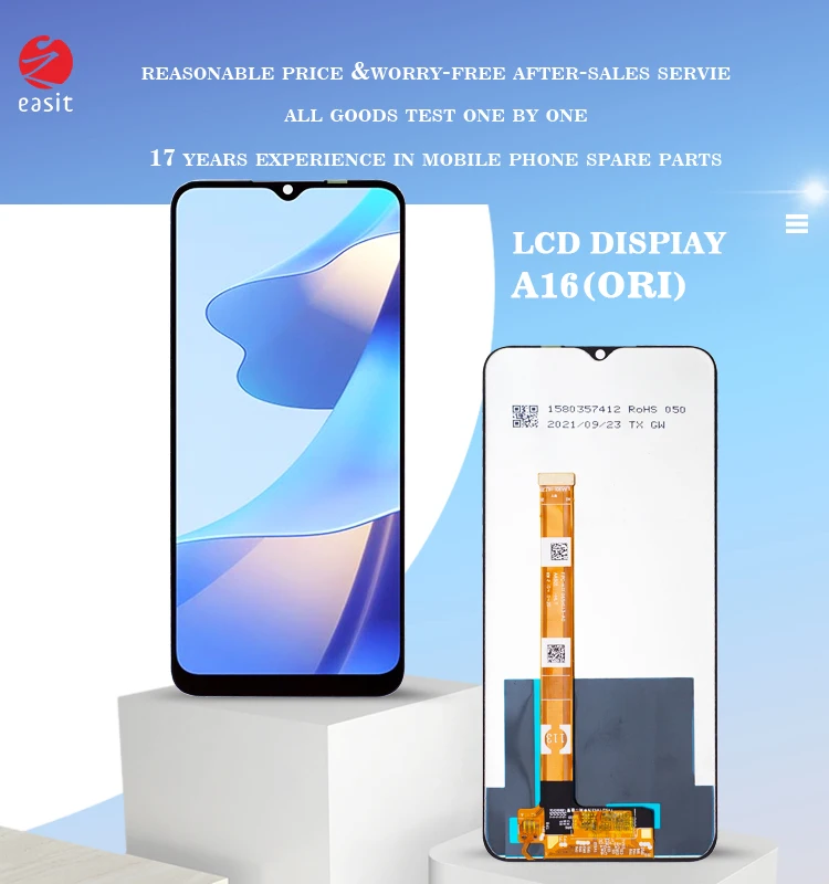 Oem Mobile Phone Replacement Screen Lcd Display For Oppo A16 - Buy A3s ...
