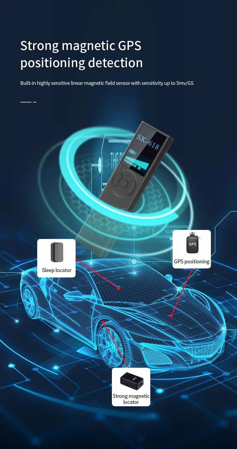 SK618 Signal Detection Analyzer - Anti-Spy Rf Detector