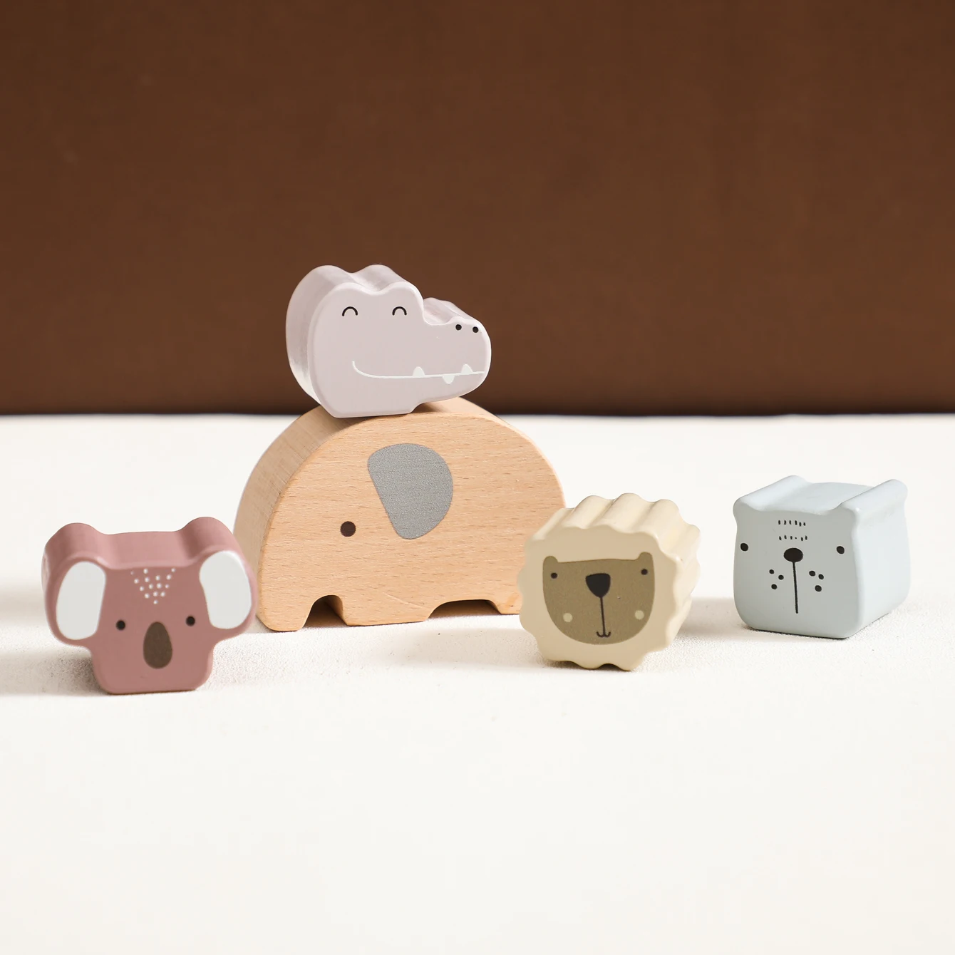 Wooden Animal Balance Toy Preschool Early Learning Educational Toys ...