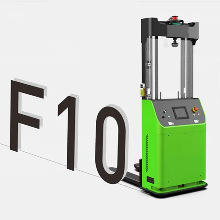 QR Automatic Guided Vehicle AGV Mini Stacker Forklift AGV Robot ...