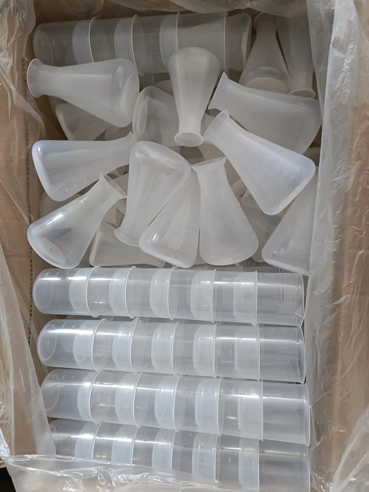 Transparent Laboratory Chemical Erlenmeyer Flasks Container Bottle ...