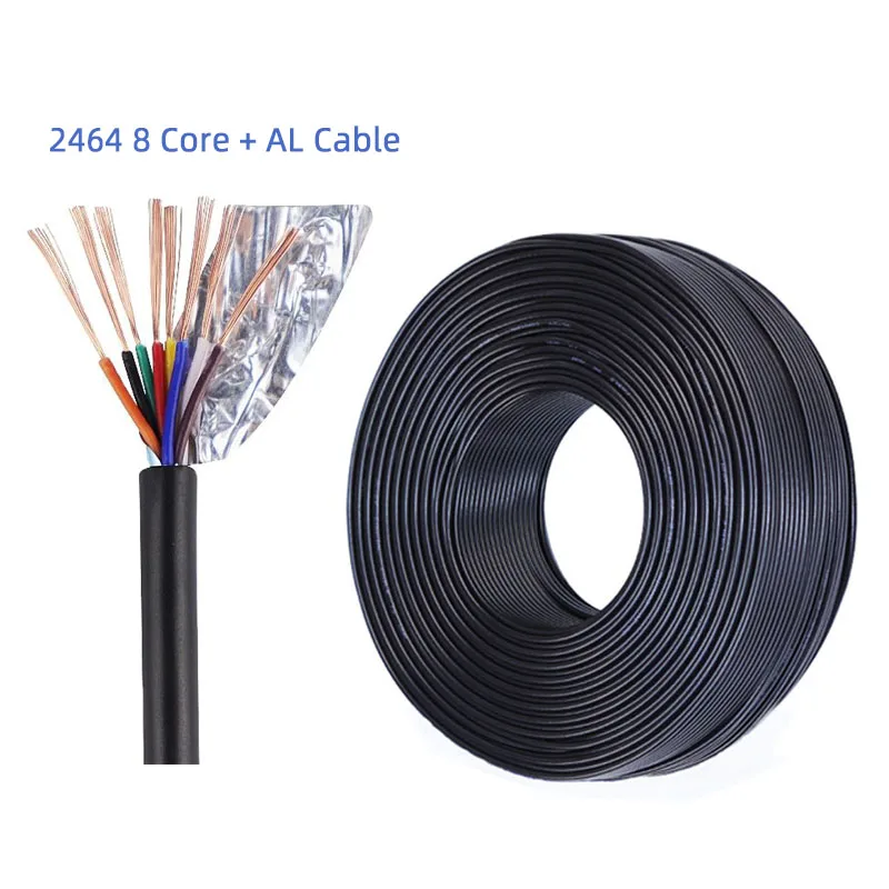 Awm 28awg 8 Core Power Cable With Aluminum Foil Multicore Cable ...