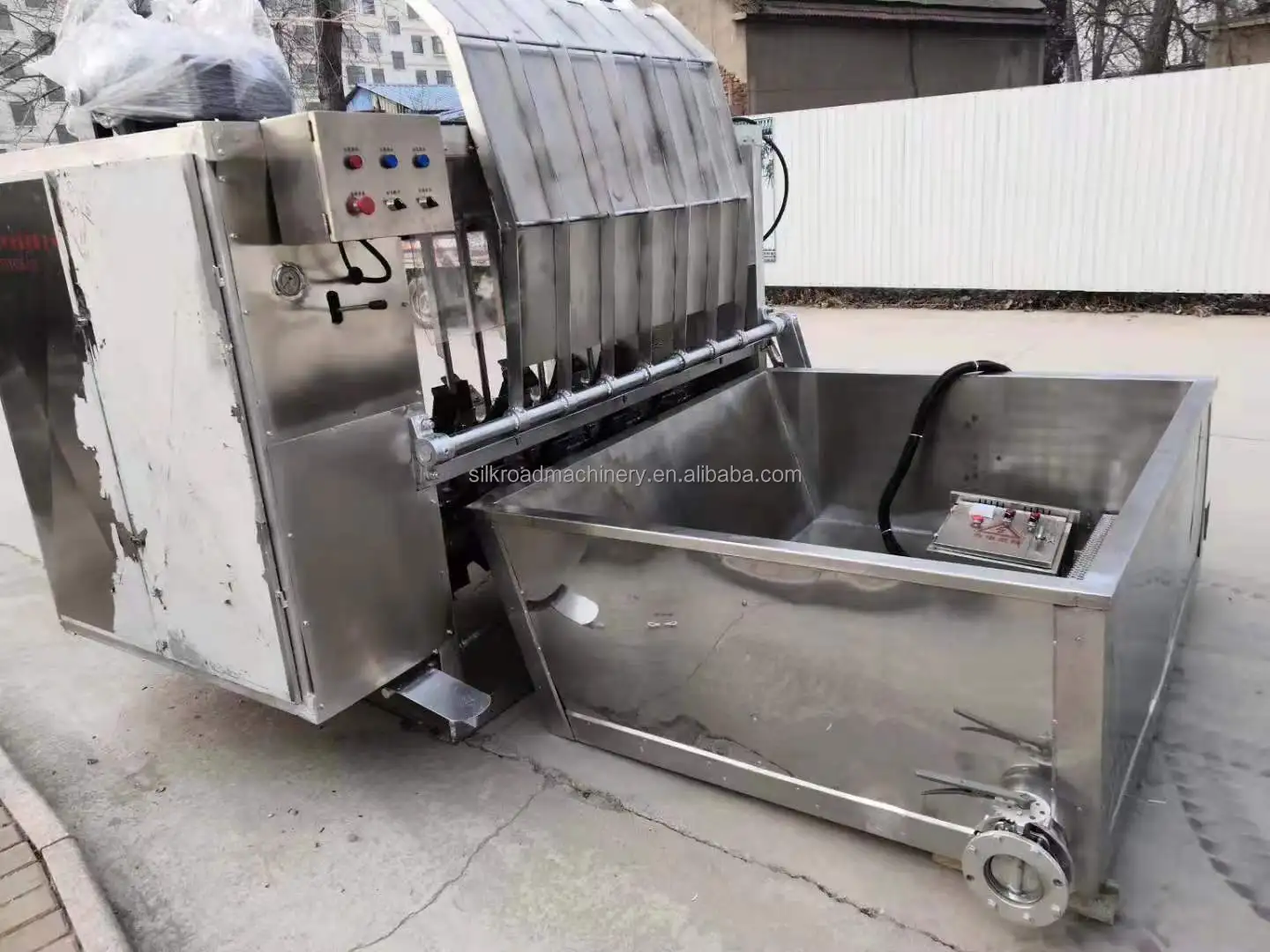 Small Scale Pig Abattoir Slaughter Equipment Pig Hair Removal Machine ...