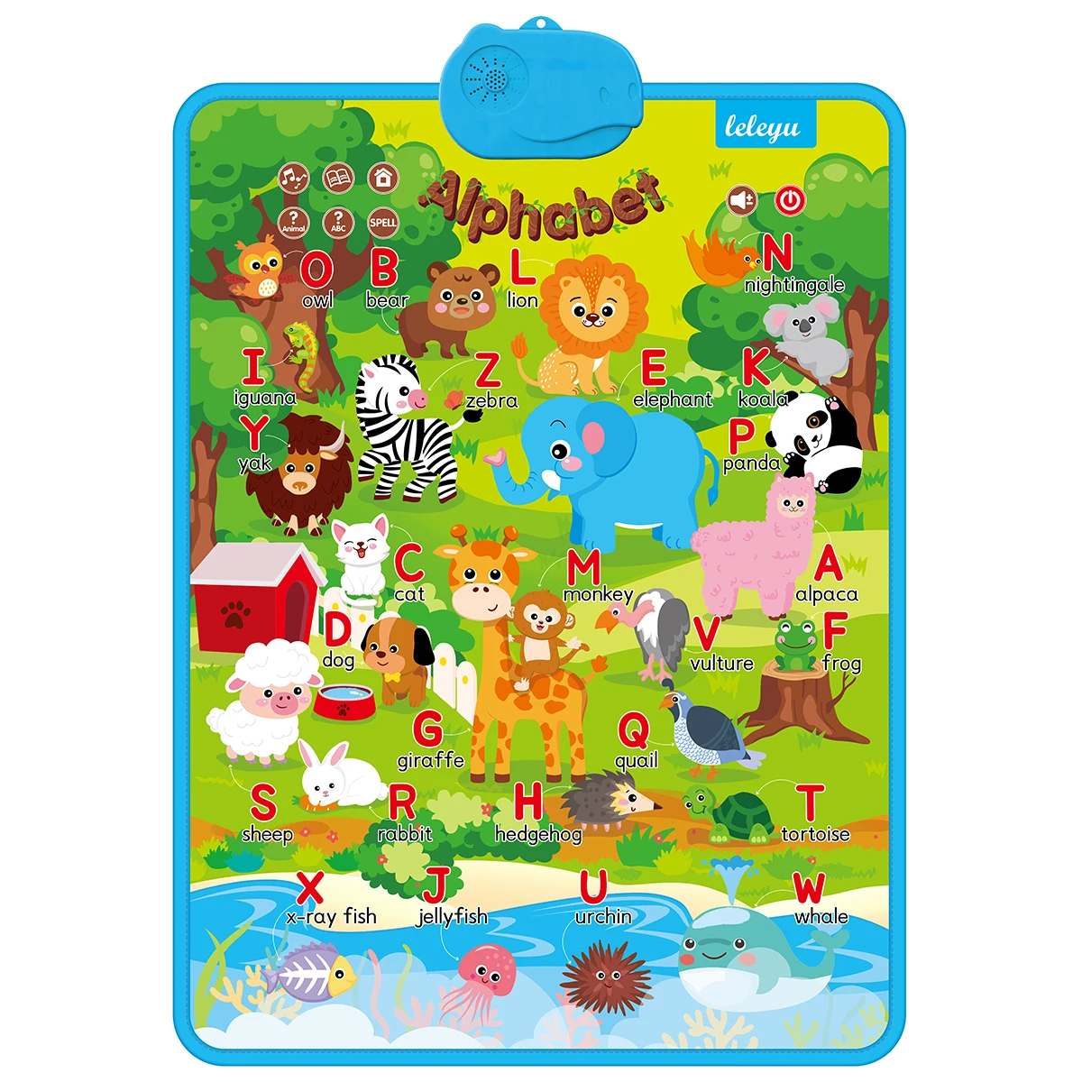 Multi-language Talking Poster Abc Alphabet Numbers Songs Kids ...