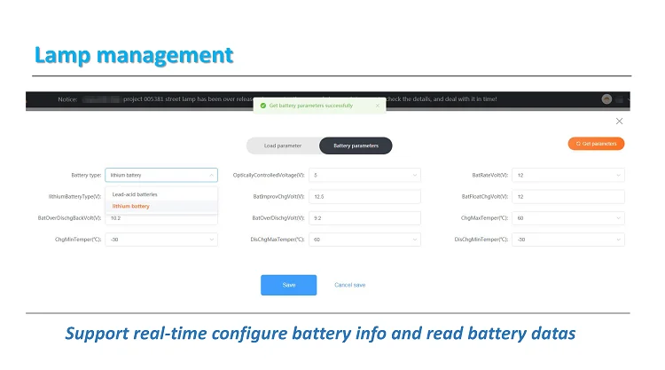 Iot Lorawan 20a Solar Charge Controller For Solar Street Light 100w ...