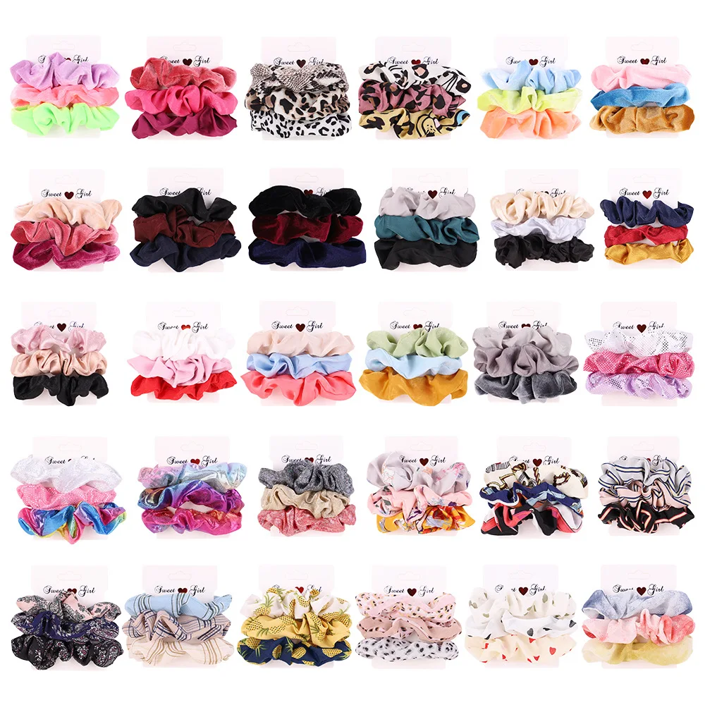 Small Scrunchy Hair Band,Women Hair Scrunchies Gift Set,Velvet Hair Tie ...