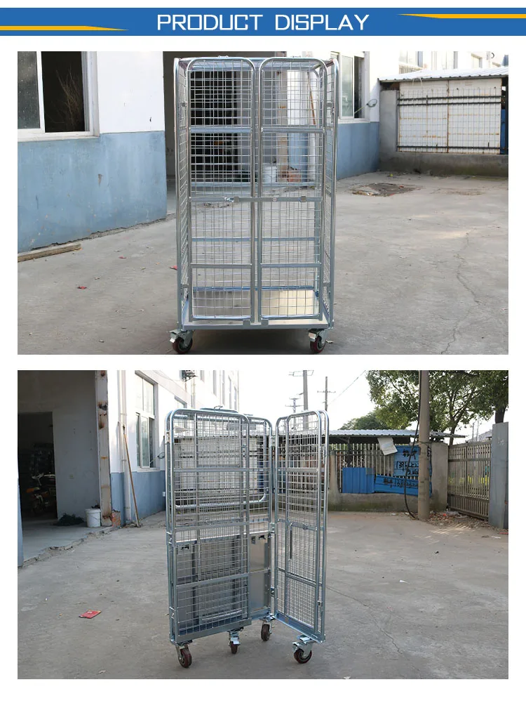 Wholesale Customization Heavy Duty Cage Trolley Warehouse Storage ...