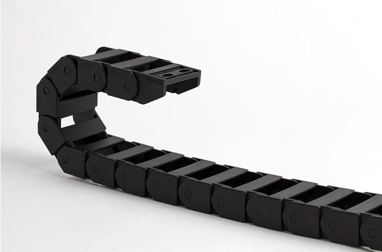 Nylon Material Flexible Cable Carrier Drag Chain 1m Long Customized ...