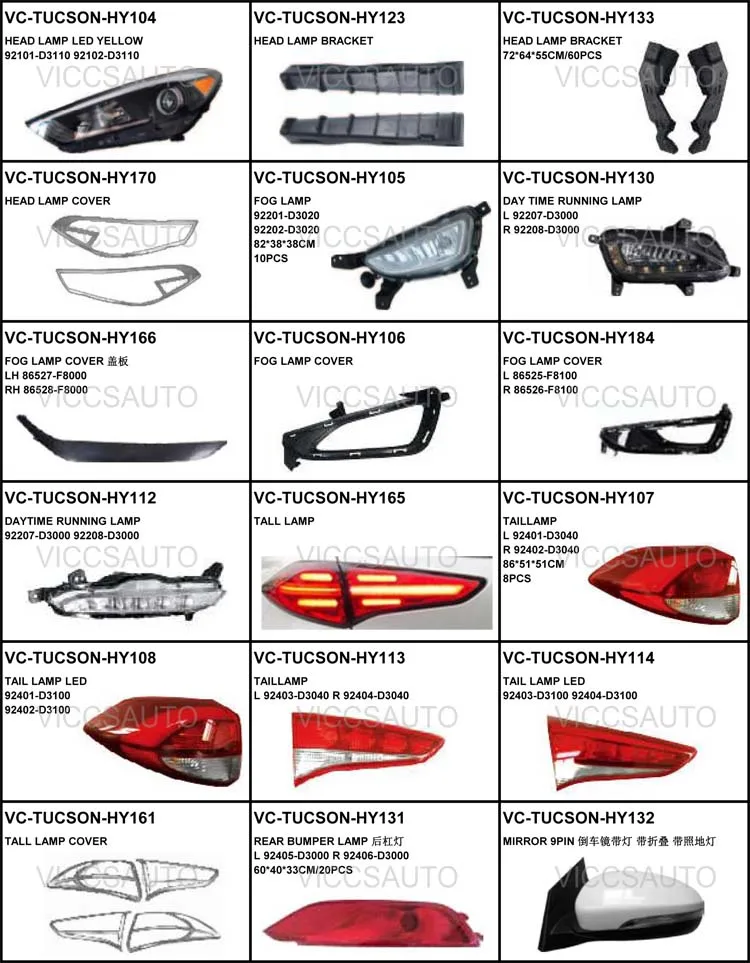 OEM 86511-D3100 for Hyundai Tucson 2016 - Front Bumper