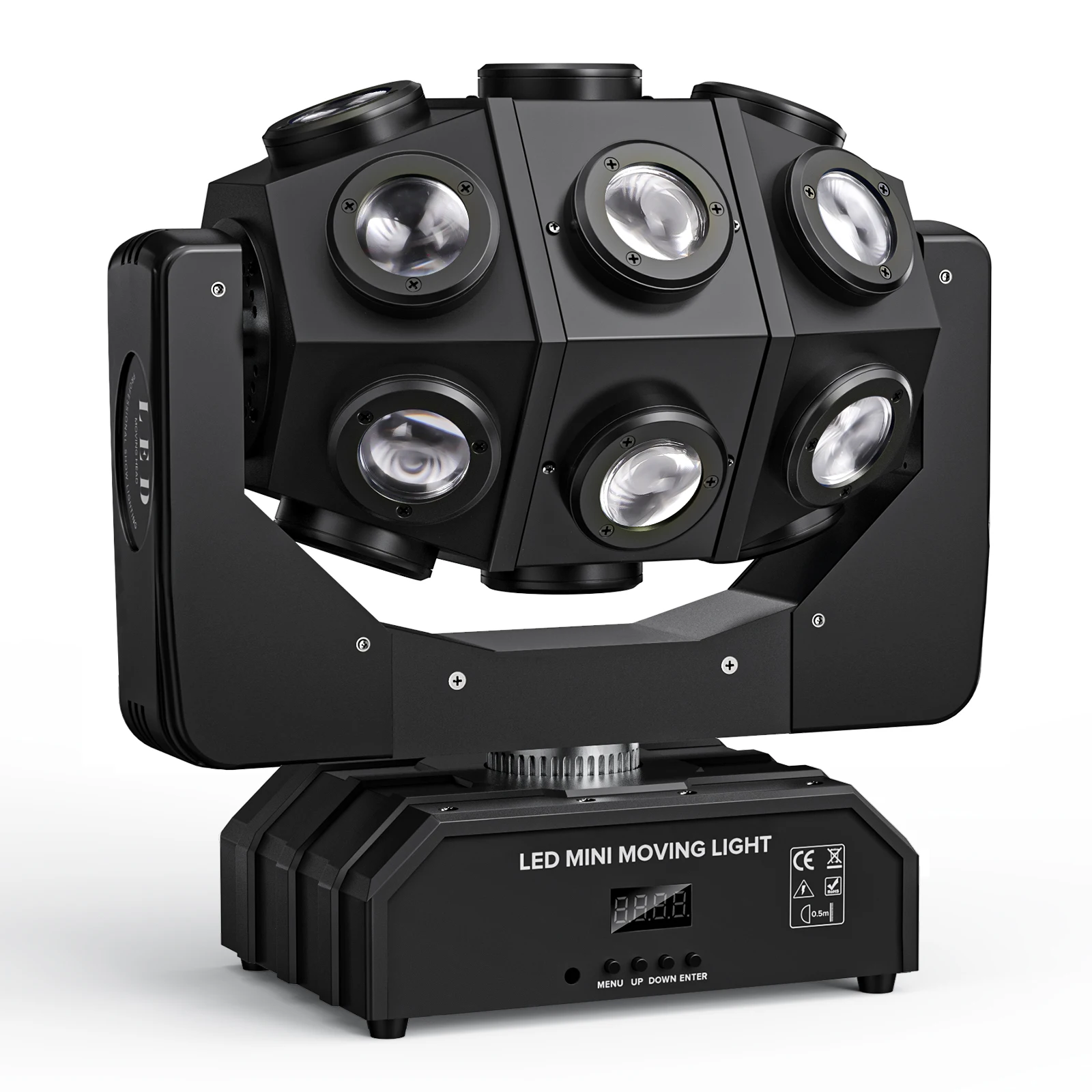 Moving Head Light Beam Strobe Light Led Rgbw Ball Stage Light Sound ...