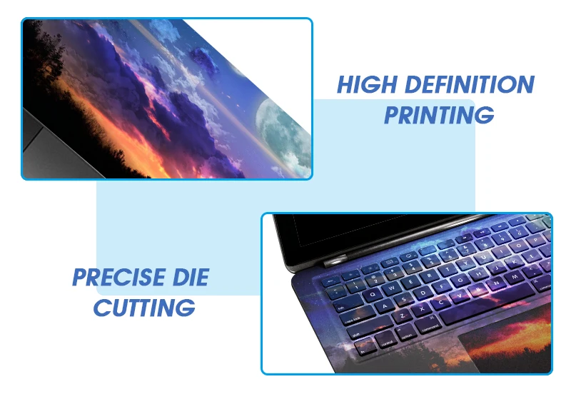 Custom Available Full Body Laptop Skin Stickers With 3d Decal Body ...