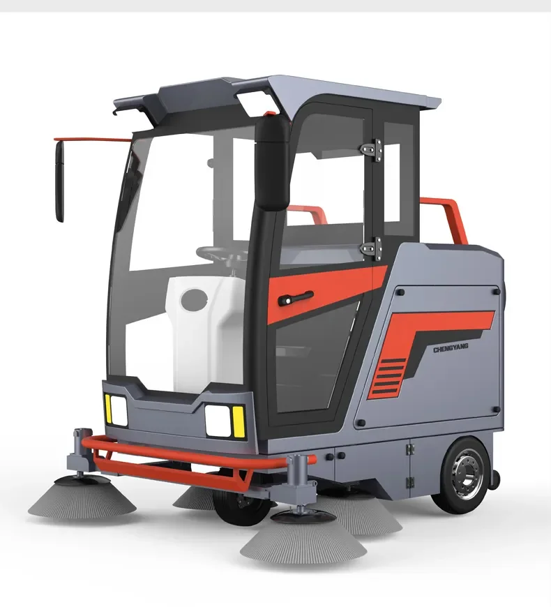 EVERLIFT Sweeper M1900 driving piloted sweeper Compact Industrial ...
