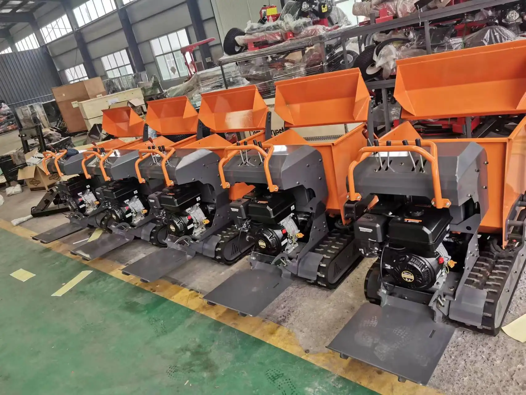 Mini Dumper Tracked Farm Palm Heavy Duty Bucket for Sale