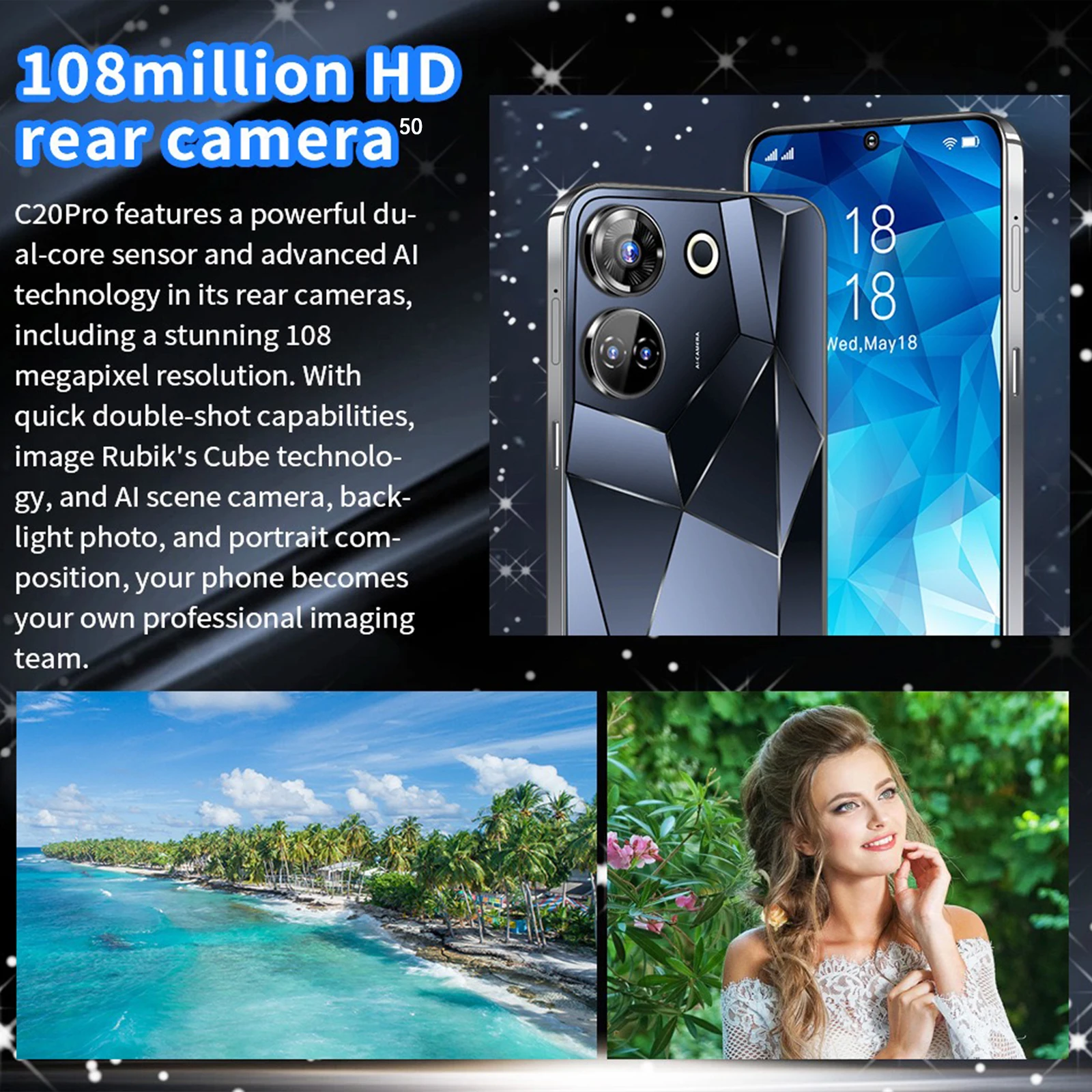 C20 Pro - 5G Smartphone with 90hz Display & 8+256GB Memory