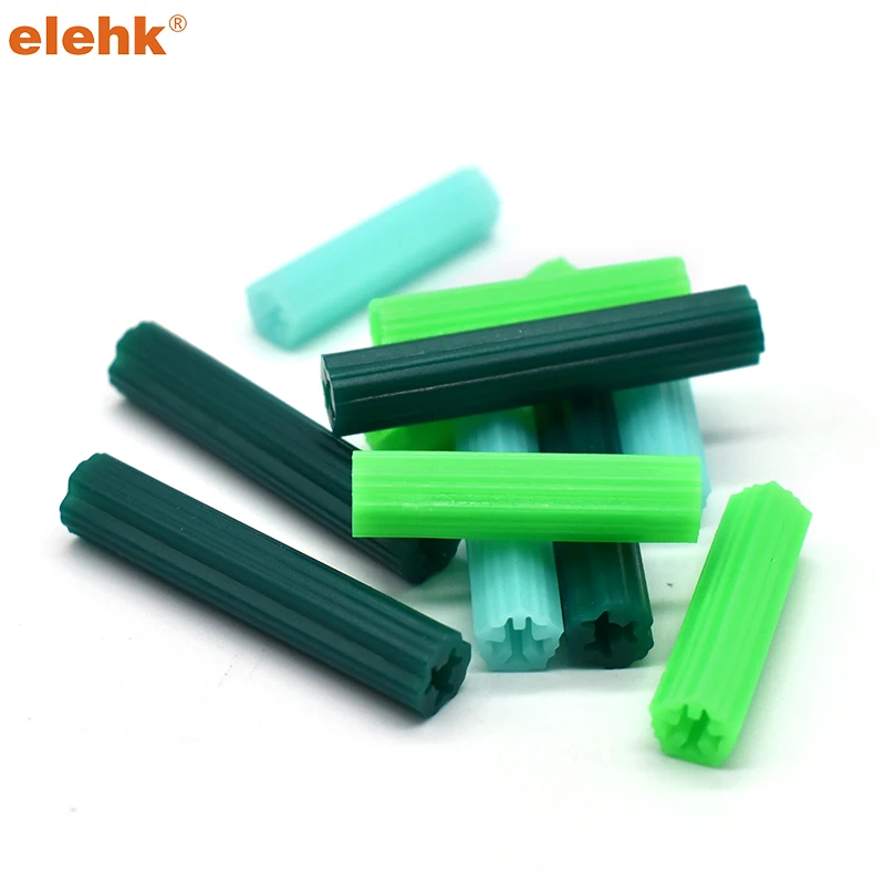 Elehk Green Wall Screw Plug - Reliable Plastic Expansion Anchors for ...