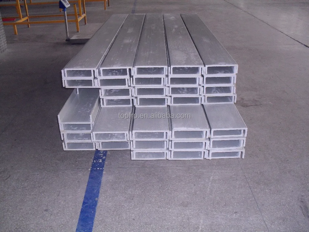 Gfrp Fiberglass Pultruded Profile Frp U Channel - Buy Frp U Channel,Frp ...