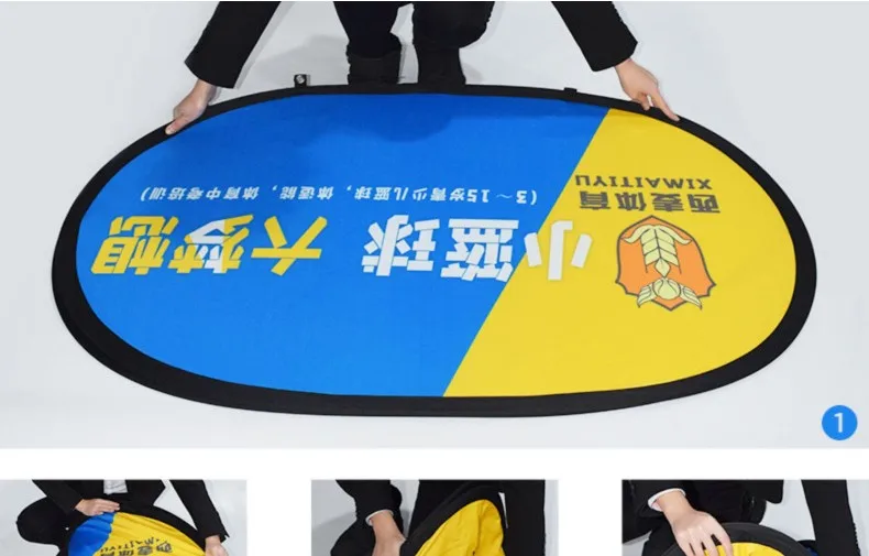 Triangle Pop up A-Frame Banners Custom Pop Out Outside Advertising Sign ...