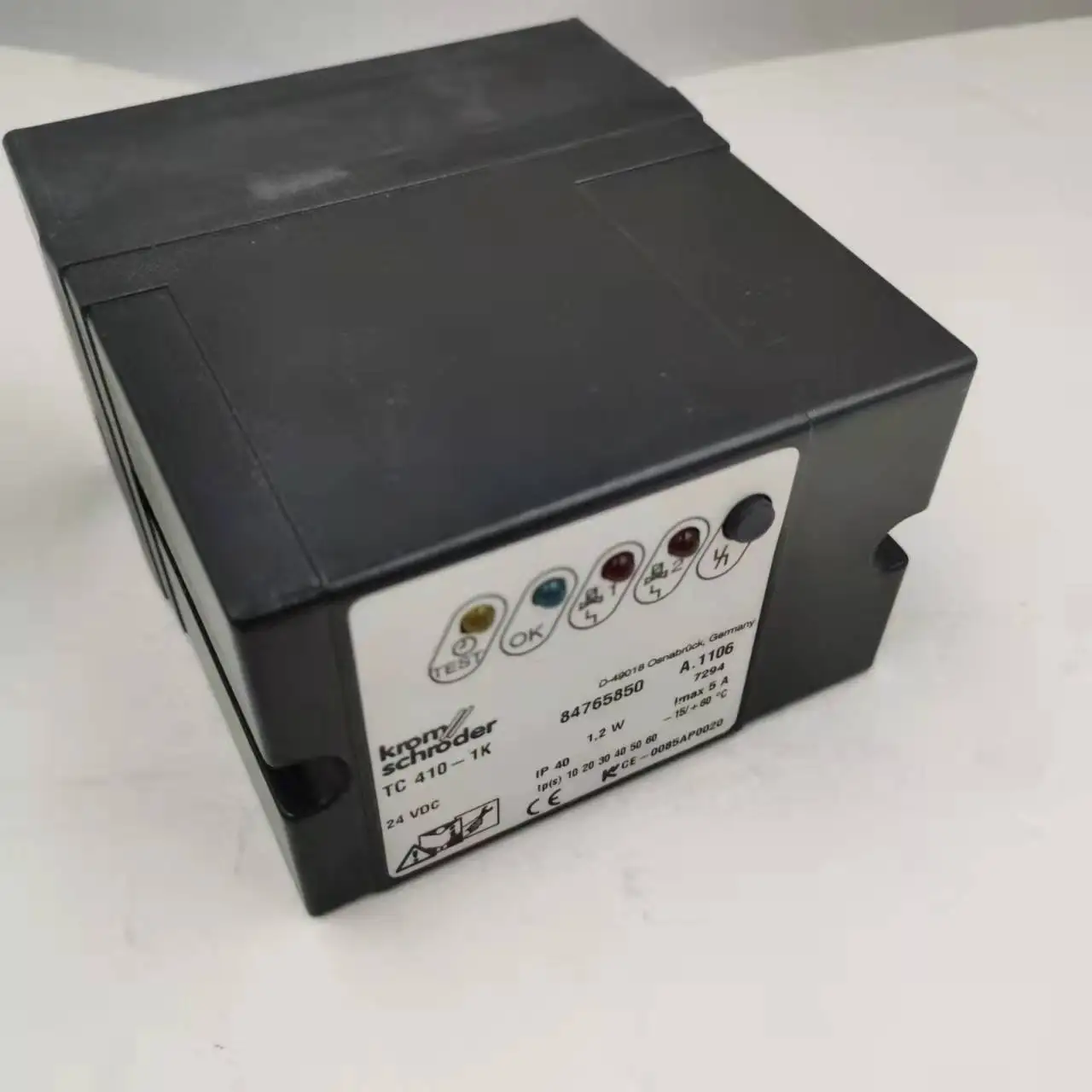TC 410-1K Tightness Control by KromSchroder for Power Stations - 1 Year ...