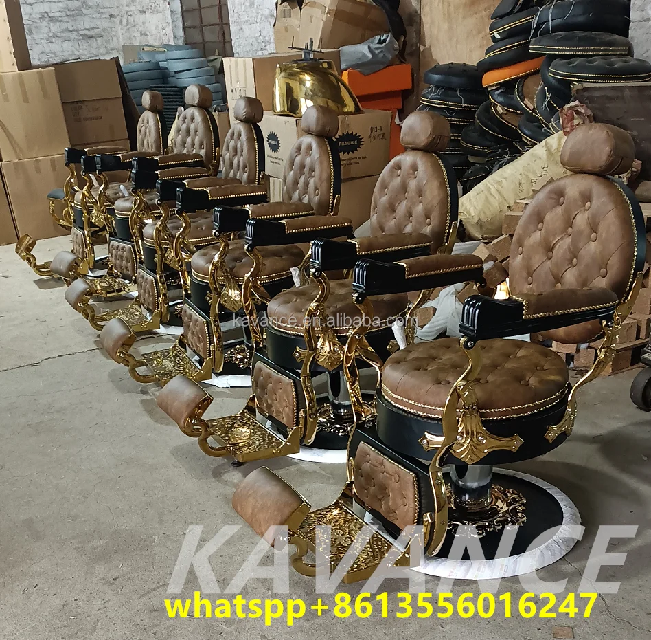 Salon Furniture Reclining Hydraulic Pump Men Salon Equipment Beauty ...