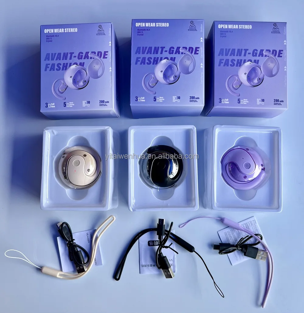 BY01 OWS Mini TWS Wireless in-Ear Earbuds - LED Battery Indicator