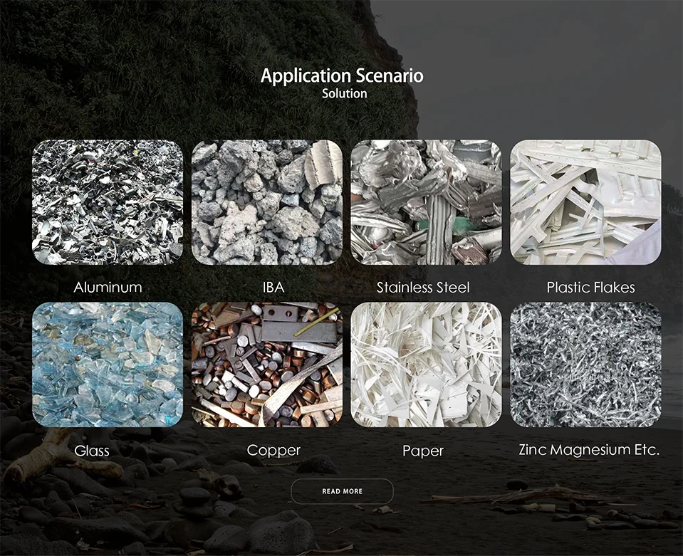 Eddy Current Separator Used To Separate Of Non-ferrous Metals From ...
