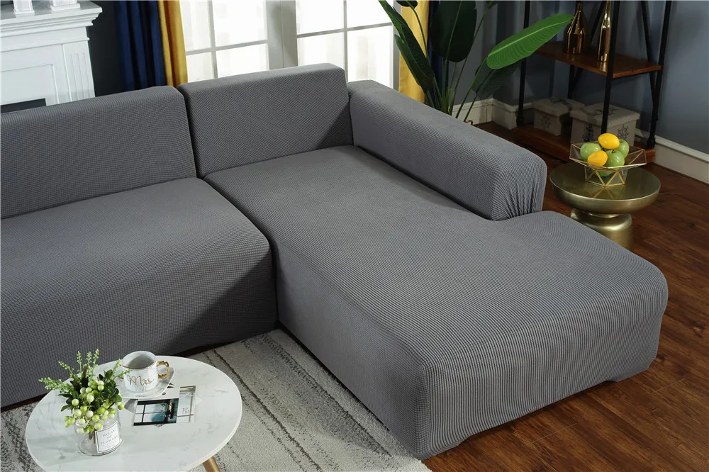 Modern Fully Wrapped Removable Sofa Cover Jacquard Printed Fabric with ...